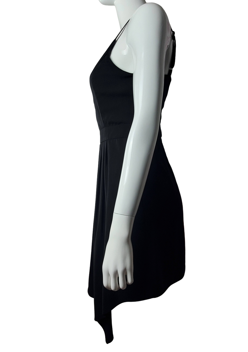 Womens Black Pleated Cocktail Dress Wow Me More